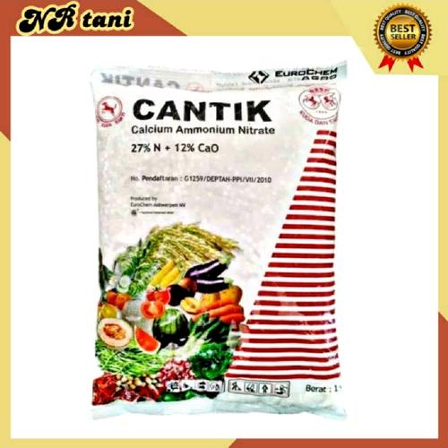 Jual PUPUK KALSIUM NITRAT CANTIK 1KG/ PUPUK CANTIK CALSIUM/ PUPUK NPK ...