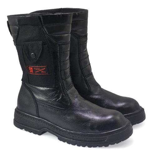 Jual Sepatu Pol PP PDL kulit asli safety boots pria Lpangan - Kota ...