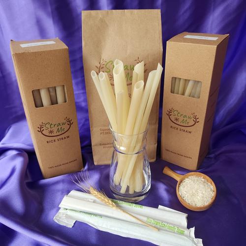 Promo Sedotan Beras Straw Me - No Wrapping Original Color in box SML ...