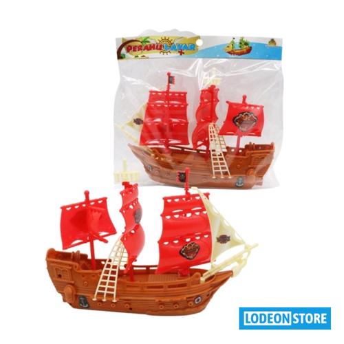 Jual Mainan Perahu Layar - Kapal Bajak Laut - Pirate Ship - Mainan Anak ...