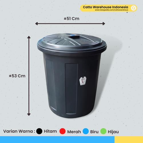 Jual Tong Air / Tong Sampah / Tempat Sampah 70 Liter Anti Pecah - Tong ...