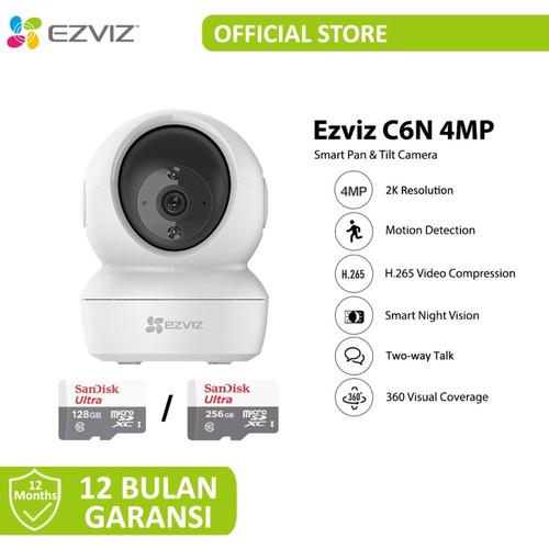 Jual KAMERA CCTV IPCAM SMART WIFI Ezviz C6N 4MP Indoor CCTV - Kab ...