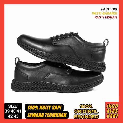 Jual Sepatu Pria Derby Pantofel Kulit Sneakers Formal INDOAK X STRIKE ...