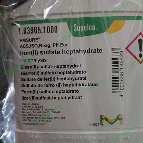 Jual Iron(II) sulfate heptahydrate MERCK 500g - Kab. Tangerang ...