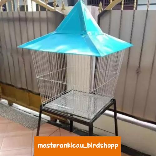 Jual sangkar kandang besi kotak jumbo fullsett mewah elegant - Jakarta ...