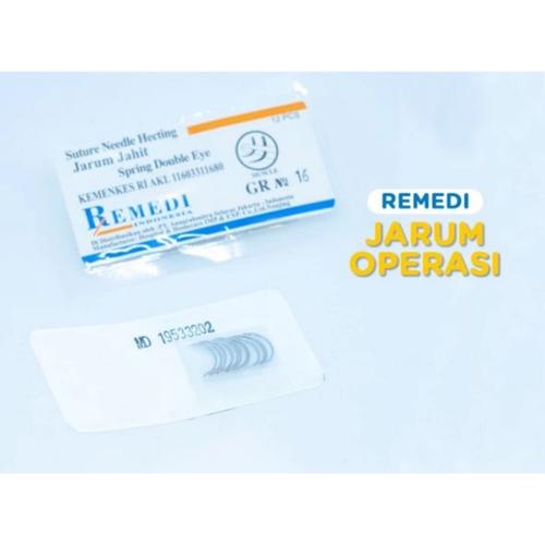 Jual Jarum Jahit Operasi Hecting Nald Suture GT GR Kulit dan Otot ...