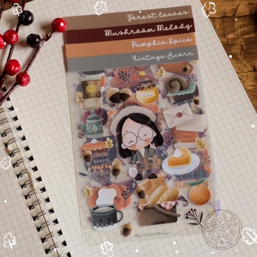 Jual Momiji Transparent Stickers - Olive - Kota Padang - Gambarika ya ...