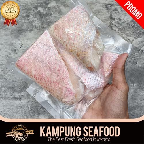 Jual Ikan Kakap Fillet Tanpa Tulang/ Kakap Merah Frozen 1 kg - 500 gram ...