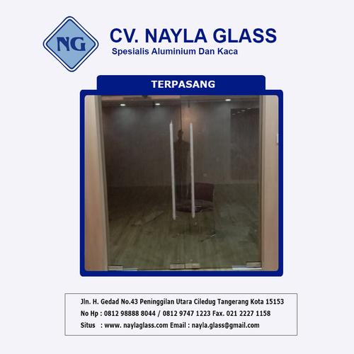 Jual Pintu single kaca frameless 10mm tempered - Kota Tangerang - nayla ...