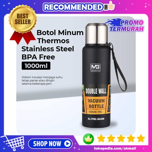 Promo Botol Termos Air Minum Besar Panas Dingin Thermos Stainless 1 ...