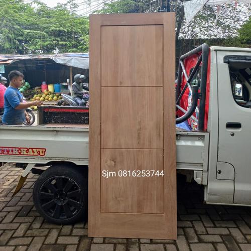 Jual satu set kusen pintu minimalis kayu kamper ,orderan bpk Tomo ...
