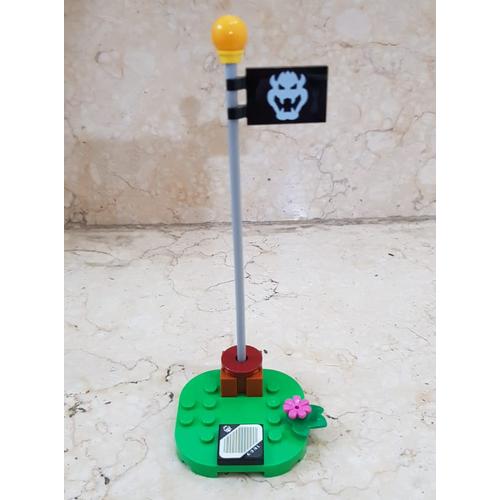 Jual LEGO Super Mario Luigi Bowser Goal Finish Flag Black 71360 - Kota ...