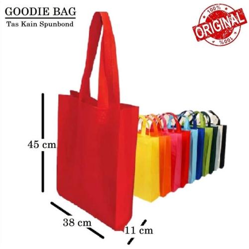 Jual tas spunbond 38x45 goodie bag,tas promosi,ultah,lebaran besar ...