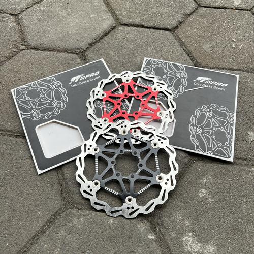 Jual ROTOR 160MM 6 BOLT PRO 6 INCH BAUT CNC 160MM MERAH HITAM PIRINGAN ...