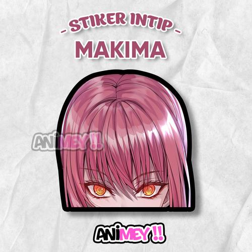 Jual Stiker Intip Makima Chainsawman / Sticker Anime Waterproof - Kab ...