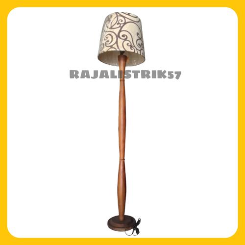 Jual Lampu Stand, Lampu Lantai, Lampu berdiri, Kayu susun - Kota ...