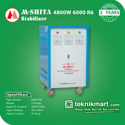 Promo M-Shita 4800 Watt 3 Phase 6000 R6 Stabilizer Cicil 0% 3x ...