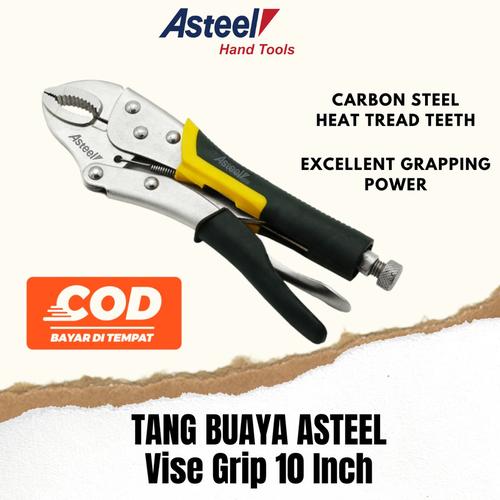 Jual Tang buaya bengkok vise grip locking plier curve - Tang jepit 10 ...