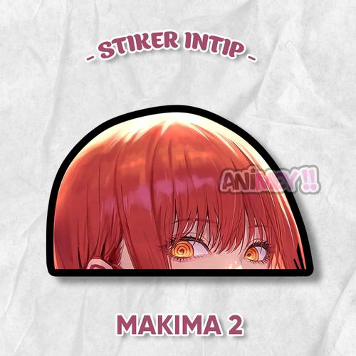 Jual Stiker Intip Makima Chainsawman / Sticker Anime Waterproof - 2 ...