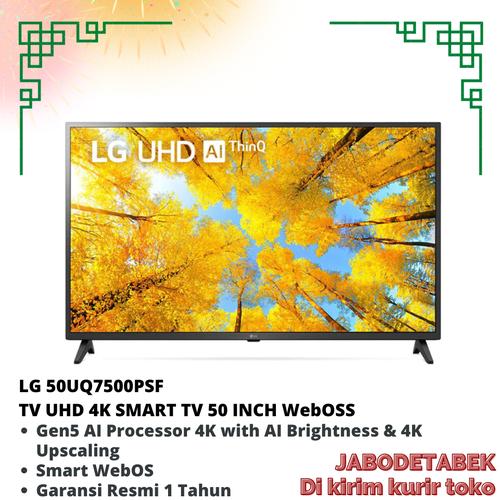 Jual smart tv lg 50uq7500psf uhd 4k 50 inch new 2022 - Kota Tangerang ...