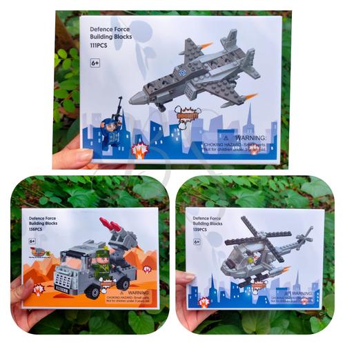 Jual Brick Blocks Miniso 3in1 Defence Force Building - Pesawat Tempur ...
