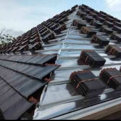 Jual baja ringan atap genteng keramik kanmuri full flat hitam black ...