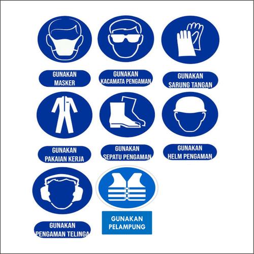 Jual Sticker Safety Sign APD Alat Pelindung Diri - Kota Bekasi - Bekasi ...