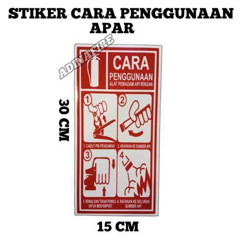 Jual STIKER TATA CARA PENGGUNAAN APAR - Jakarta Barat - Bintang Fire ...