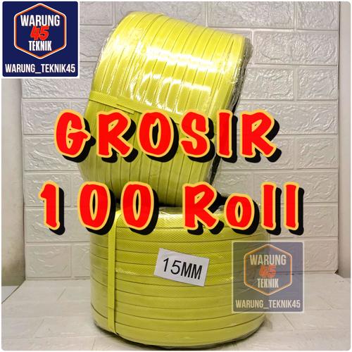 Jual Plastik strapping straping band 9mm - 12mm - 15mm berat 7kg ...