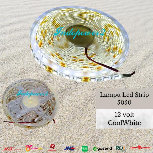 Jual LED ROLL COOLWHITE 5050 DC 12V LED STRIP DC 12V IP44 WATERPROOF ...