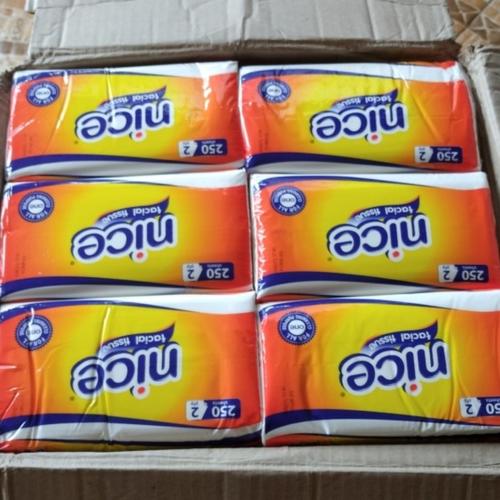 Jual tissue nice 250 sheets 2 ply 1 karton facial tissue 1 dus isi 36 ...