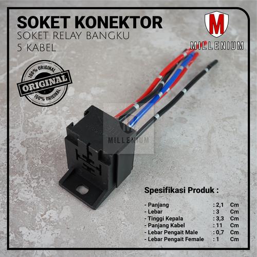 Jual Rumah Relay Susun / Soket Relay Bangku 5 Kaki / Socket Relay ...