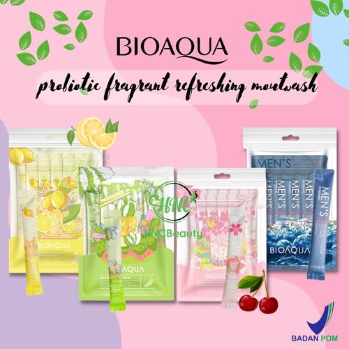 Jual (BPOM) BIOAQUA Probiotic Fragrant Refreshing Mouthwash 13ml-Obat ...