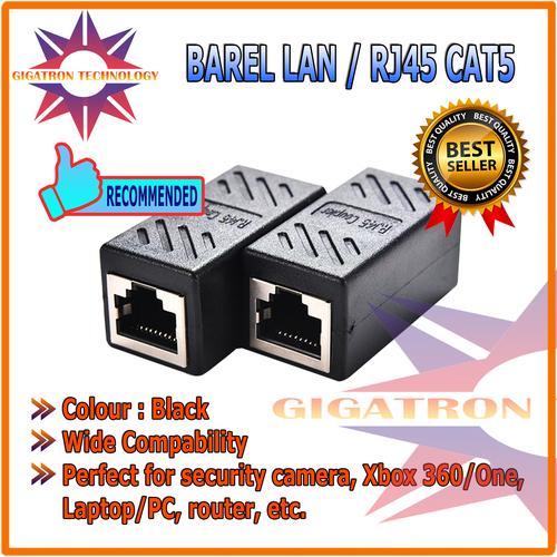 Promo Konektor Sambungan Kabel LAN RJ45 / Barel LAN RJ45 / RJ45 Cat5 ...