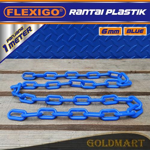 Jual Rantai Plastik Traffic Cone Plastic Chain 6 mm ( 1 meter ...