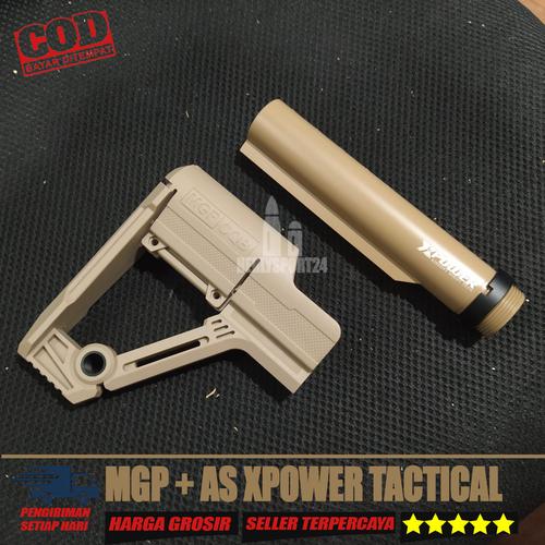 Jual MGP PLUS TABUNG BUTTSTOCK POPOR TACTICAL MGP CQB SBR STYLE AIRSOFT ...