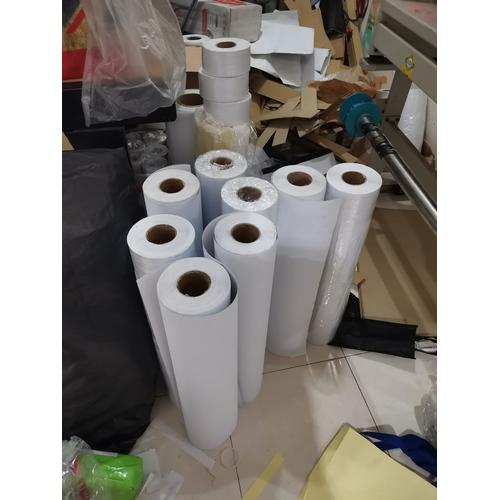 Jual Stiker Vinyl Inkjet Roll A1 60 cm x 30 M printer a4 a3 bisa cetak ...