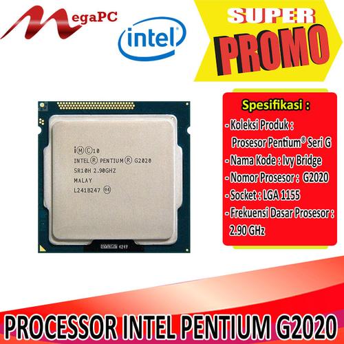 Jual PROMO Processor Pentium G2020 (2,90Ghz) Untuk LGA 1155 Ivybridge ...