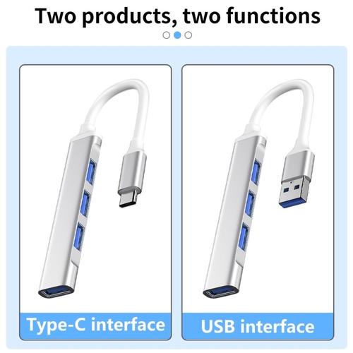 Jual USB HUB EXTENSION USB HUB 4 PORT SUPPORT PC HP TABLET USB EXT HUB ...