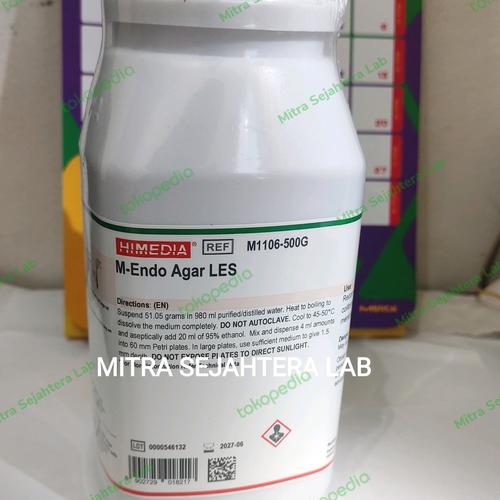 Jual M-Endo Agar LES Himedia 500g M1106 / M Endo Agar Media Mikro / M ...