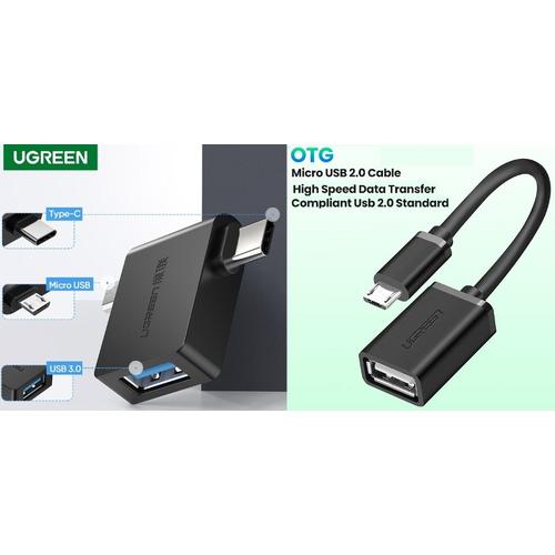 Jual UGREEN USB to Micro USB Adapter Converter OTG 3in1 USB 3.0 - Micro ...