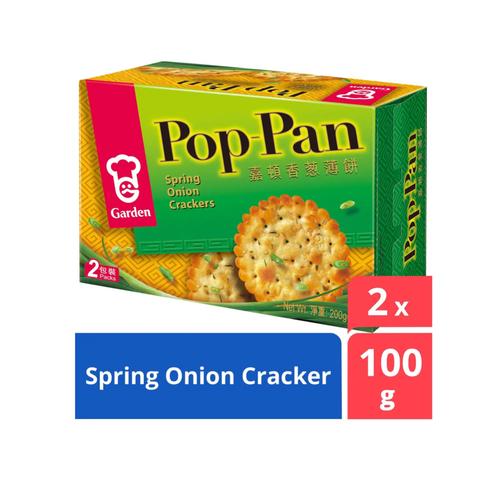 Jual Garden Spring Onion Pop Pan Cracker 200g Biskuit Roti Impor - Kota ...