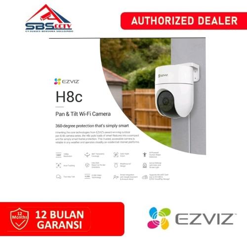 Jual Ezviz H8C 1080P Kamera CCTV Color Night Vision Pan&Tilt WiFi ...