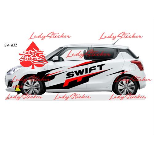 Jual Sticker mobil suzuki swift stiker list stripe mobil suzuki swift ...