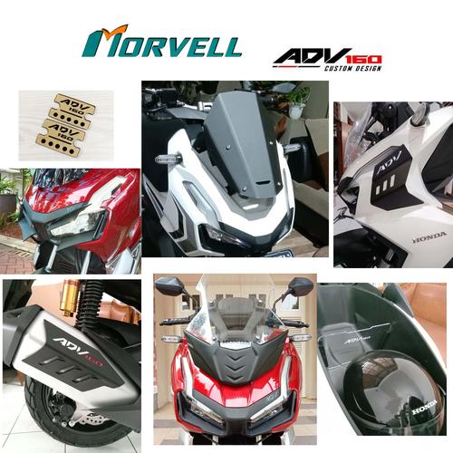 Promo honda adv 160 paket garnish cover muffler winglet winshield ...