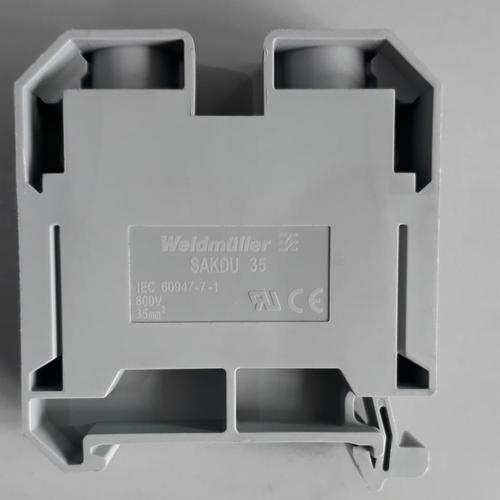 Jual Terminal Viking 35mm Weidmuller SAKDU 35 Terminal Blocks Din Rail ...