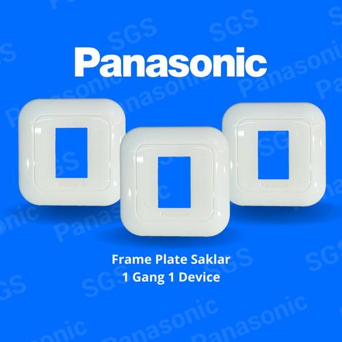 Jual PANASONIC Frame Plate 1 Gang Saklar WEJ78019 - Putih - Kab. Badung ...