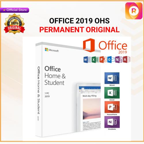 Promo MICROSOFT OFFICE OHS 2019 / LISENSI ORIGINAL PERMANENT PACK Cicil ...