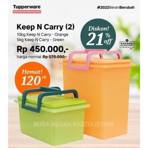 Jual Tupperware keep n carry 2pcs kotak serbaguna - Jakarta Pusat ...