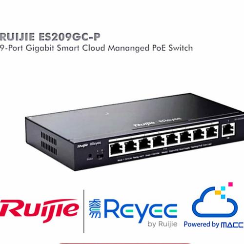 Jual Ruijie Reyee Switch PoE 9 port RG-ES209GC-P - Jakarta Pusat ...